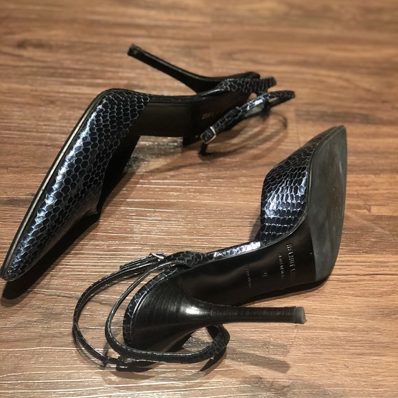 Helmut Lang | Shoes | Authentic Helmut Lang Snake Skin Stiletto | Poshmark